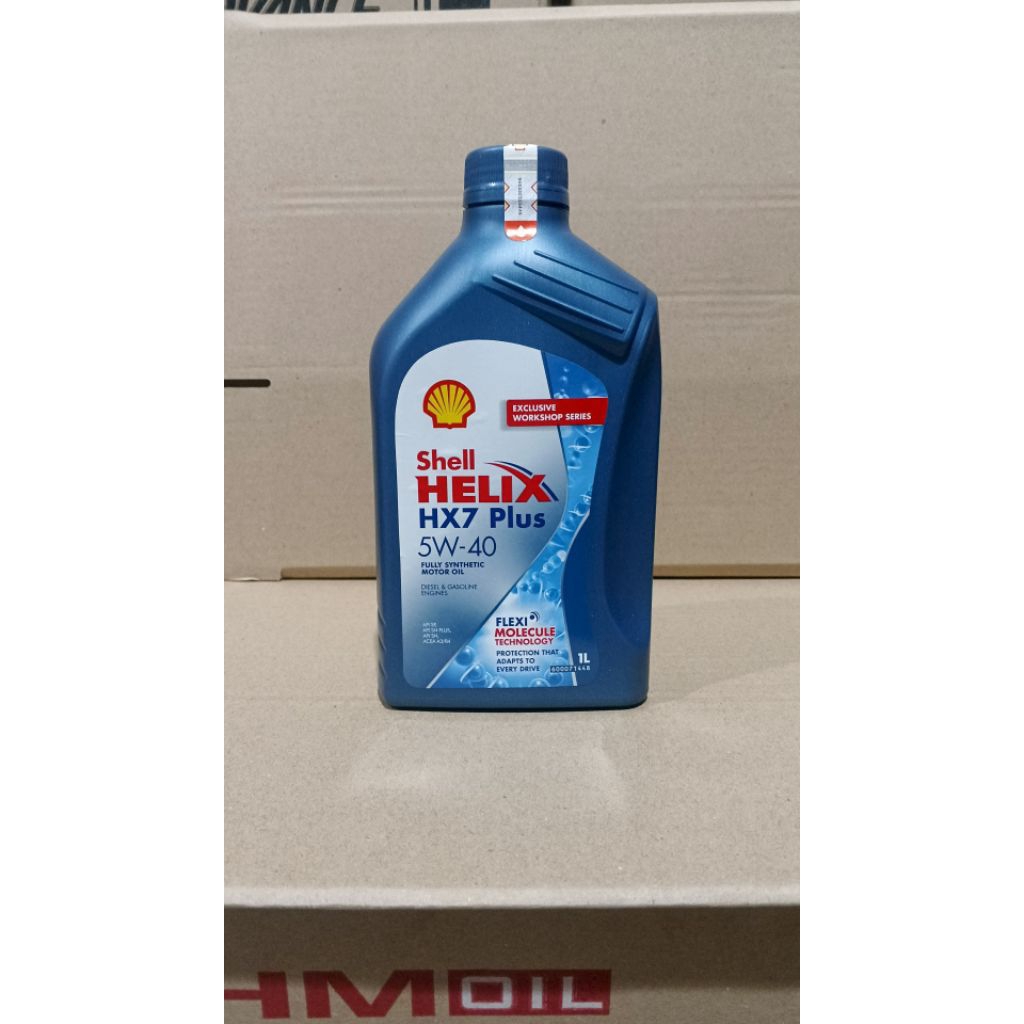 Jual OLI SHELL HELIX HX7 PLUS PELUMAS motor 5W40 1L | Shopee Indonesia
