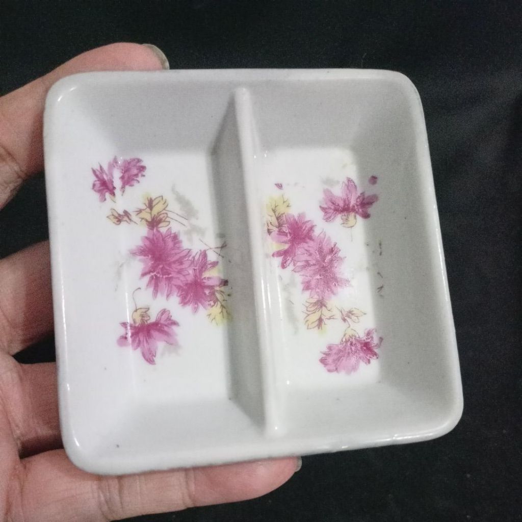 Jual Tempat saos jepang lawas motif bunga seruni | Shopee Indonesia