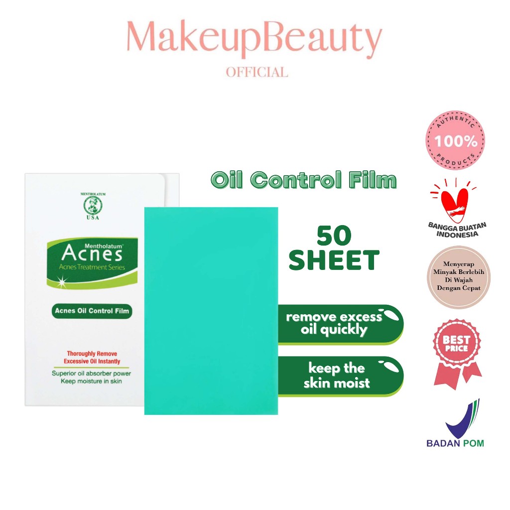 Jual ACNES Oil Control Film - 50 Sheet (Remove Excess Oil Quickly ...