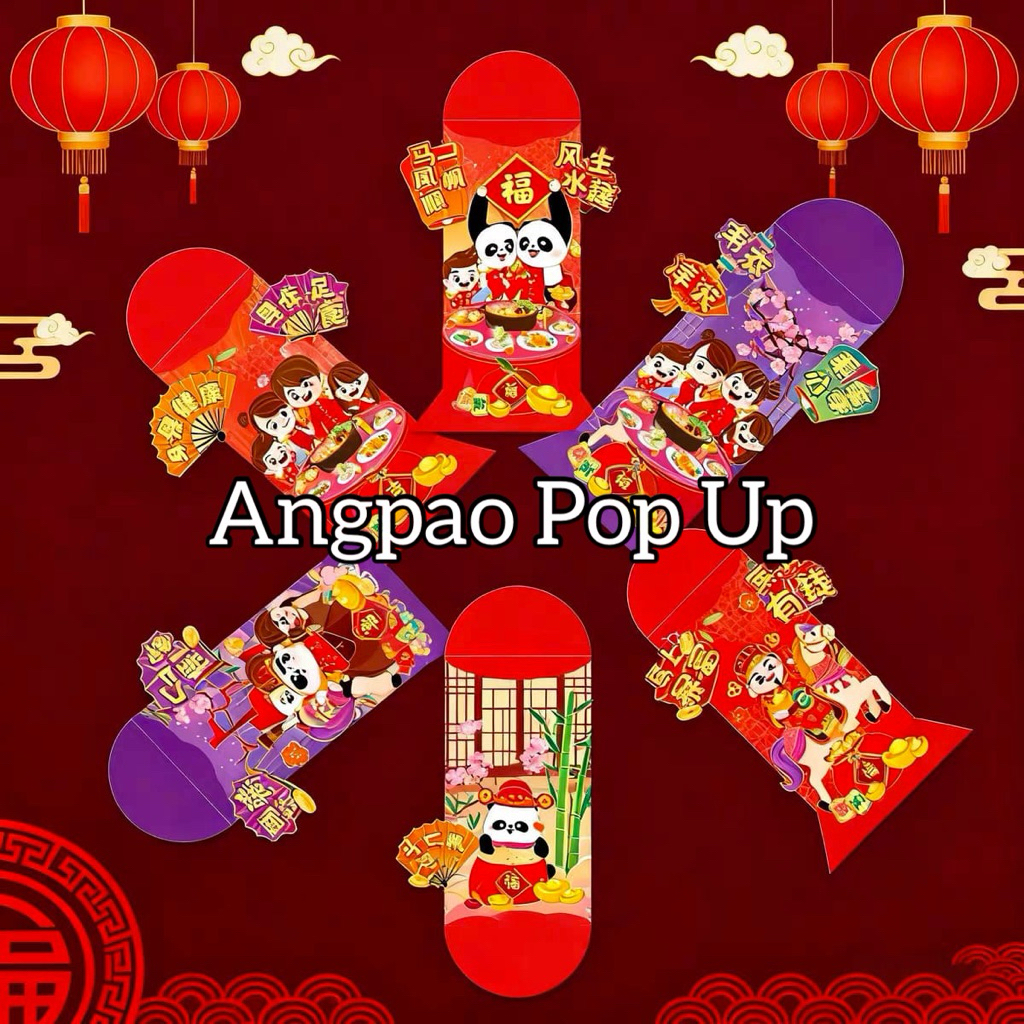Jual Angpao angpau popup pop up 3D imlek chinese new year CNY 2026 ...