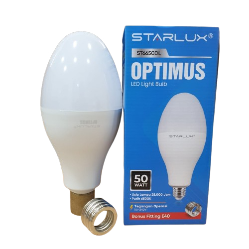 Jual STARLUX LAMPU LED BULB OPTIMUS 50 WATT ST5560DL | Shopee Indonesia