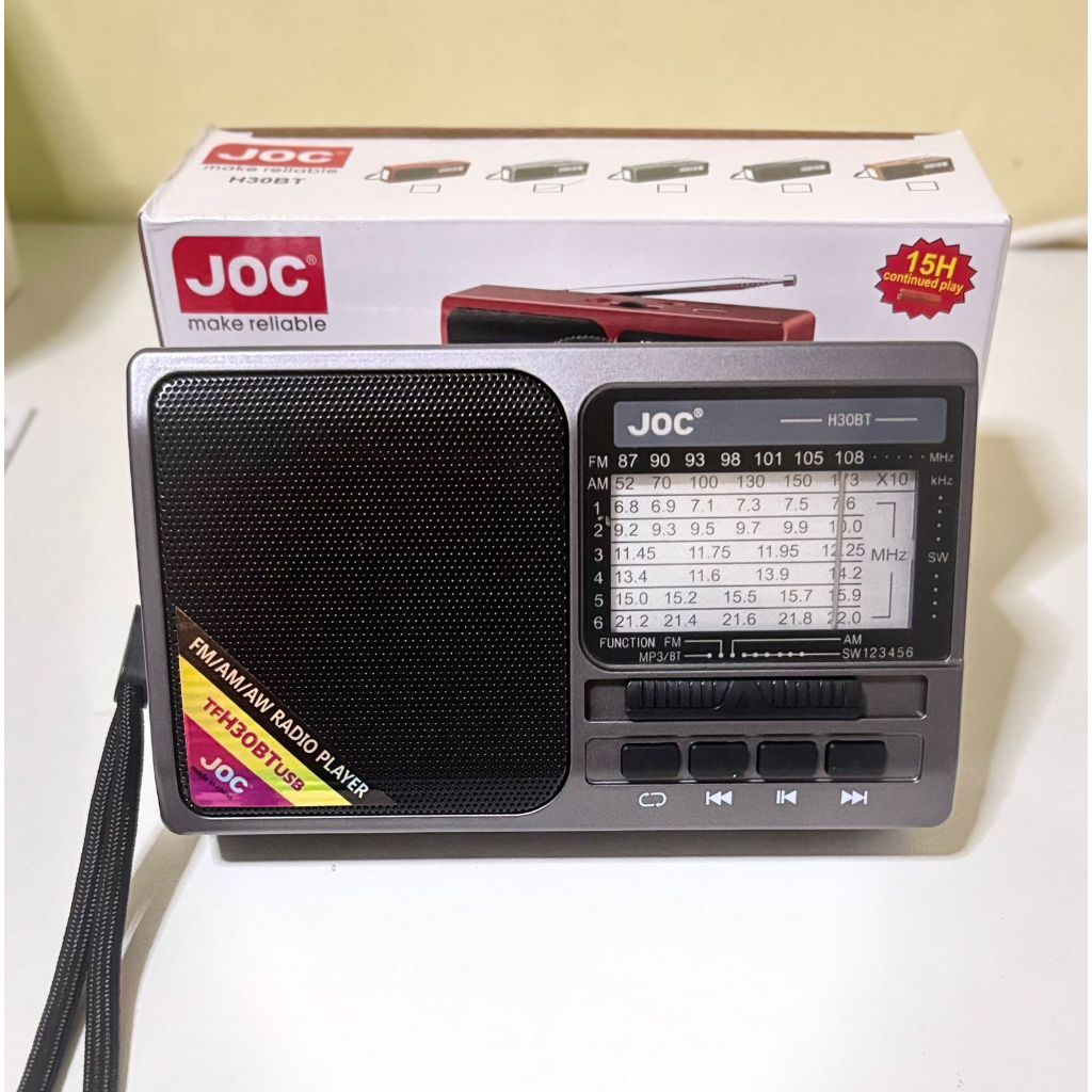 Jual Radio 8 Band AM FM SW Bluetooth Bisa Di Cas USB TF Card JOC H30BT ...