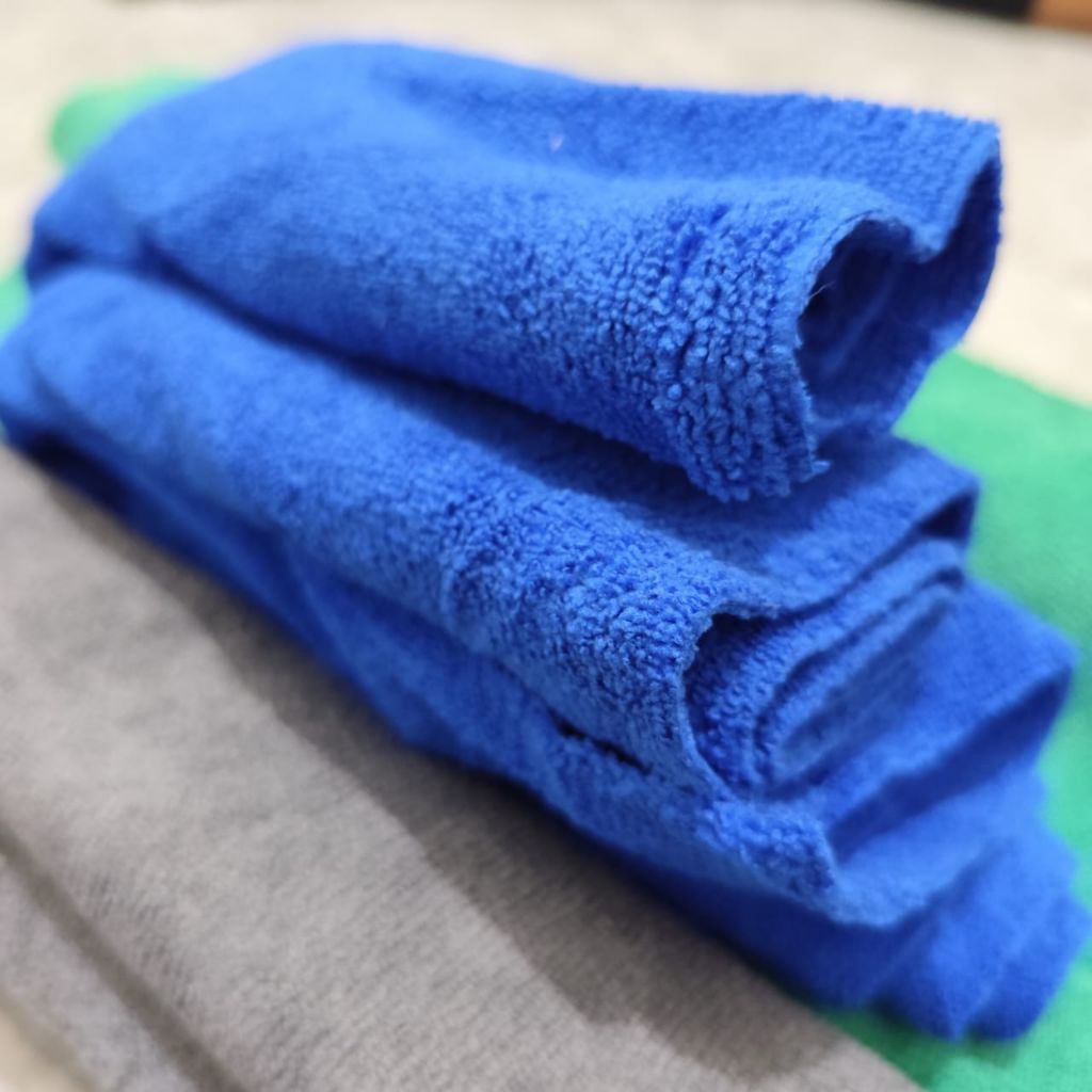 Jual kain microfiber edgless 320gsm 40x40/kain lap motor dan mobil ...