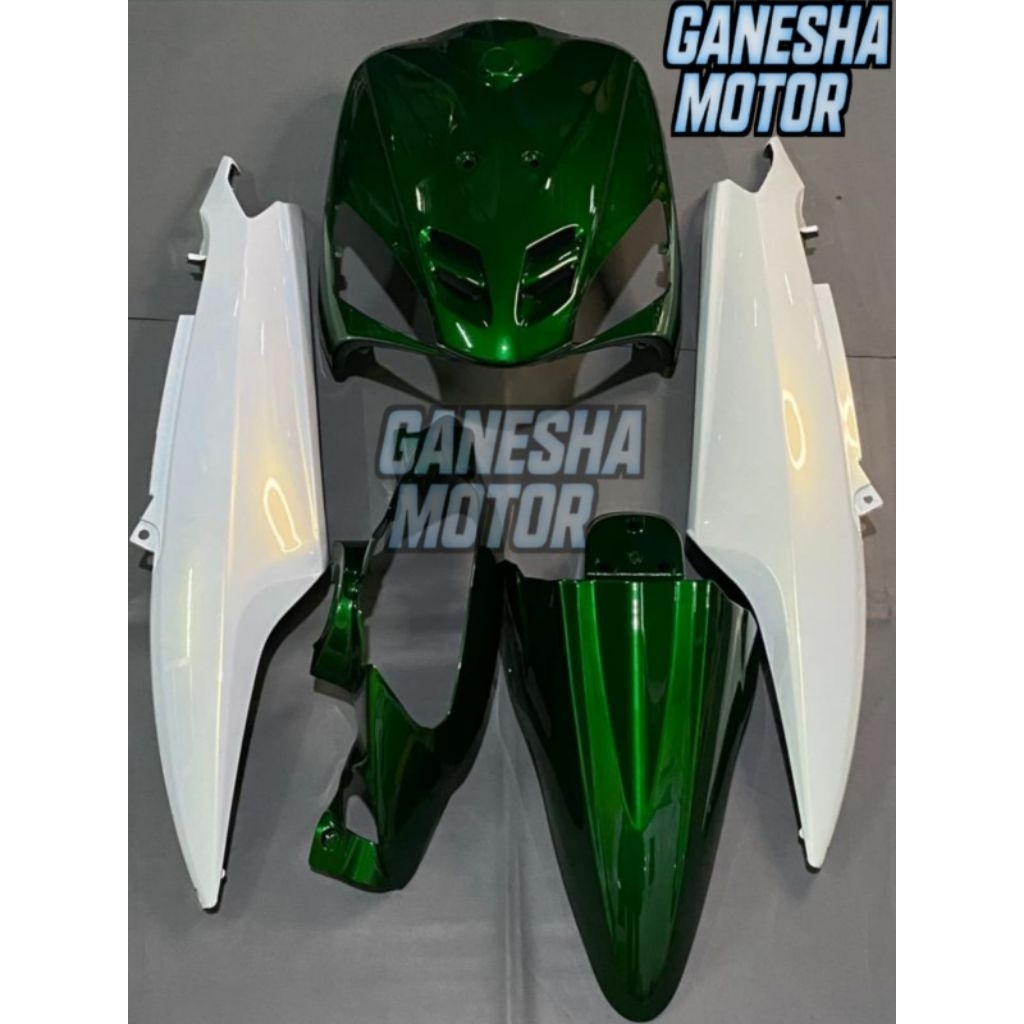 Jual Full Set Body Halus Mio Sporty Smile Hijau Candy Mix Putih ...