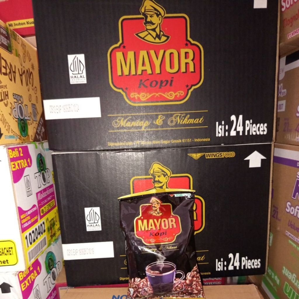 Jual Kopi Mayor 1 Karton isi 24 pcs kemasan 120 gram | Shopee Indonesia