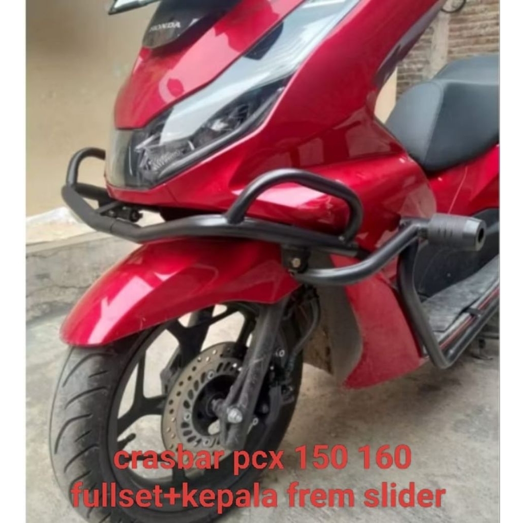 Jual crasbar tubular pengaman body motor Honda pcx 150 160 2019 2024 ...