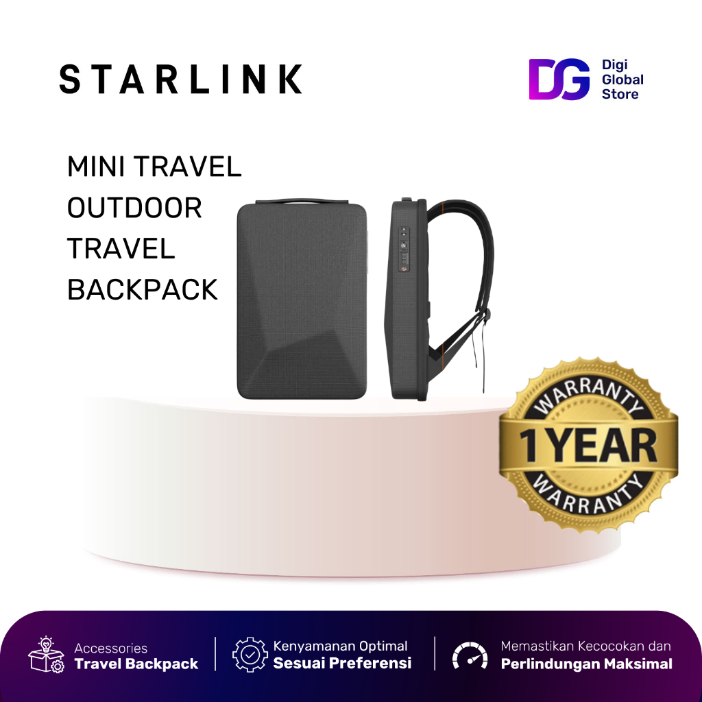 Jual [TERMURAH] Starlink Mini Kit Outdoor Travel Backpack - Original ...
