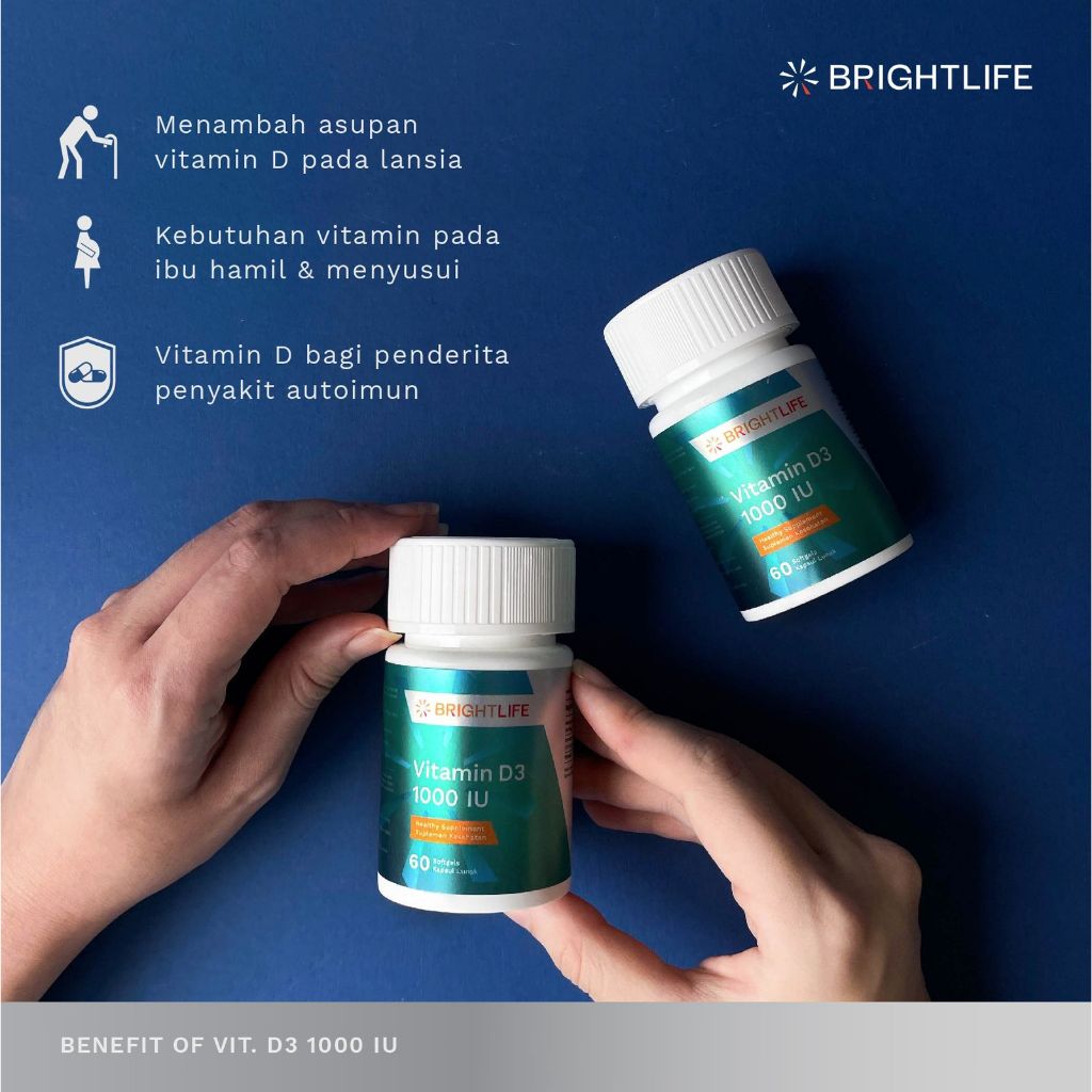Jual BRIGHTLIFE VIT D3 1000 IU | Shopee Indonesia