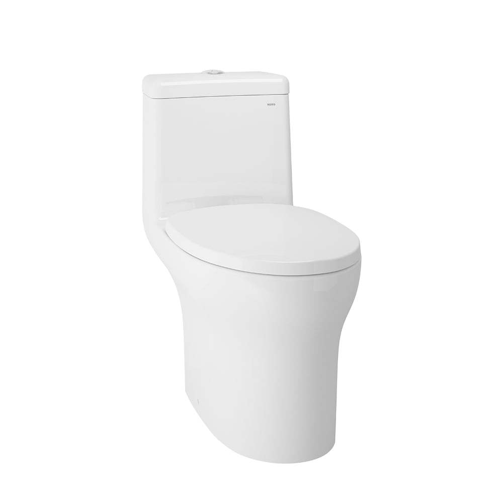Jual TOTO CW675JW/F-V2+TCW07S#W ONE PIECE TOILET WHITE / DUALFLUSH SOFT ...