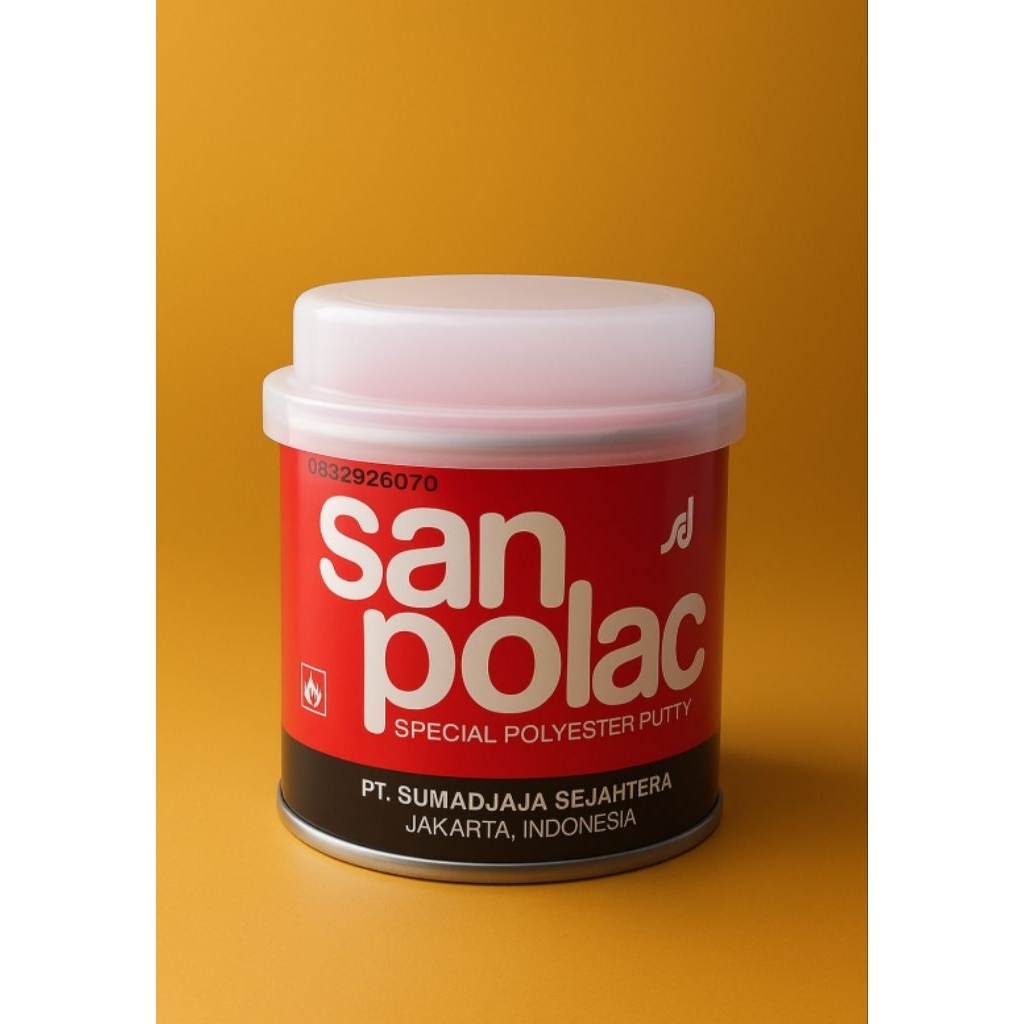 Jual Sanpolac Dempul 250 gram/Dempul besi kayu dll | Shopee Indonesia
