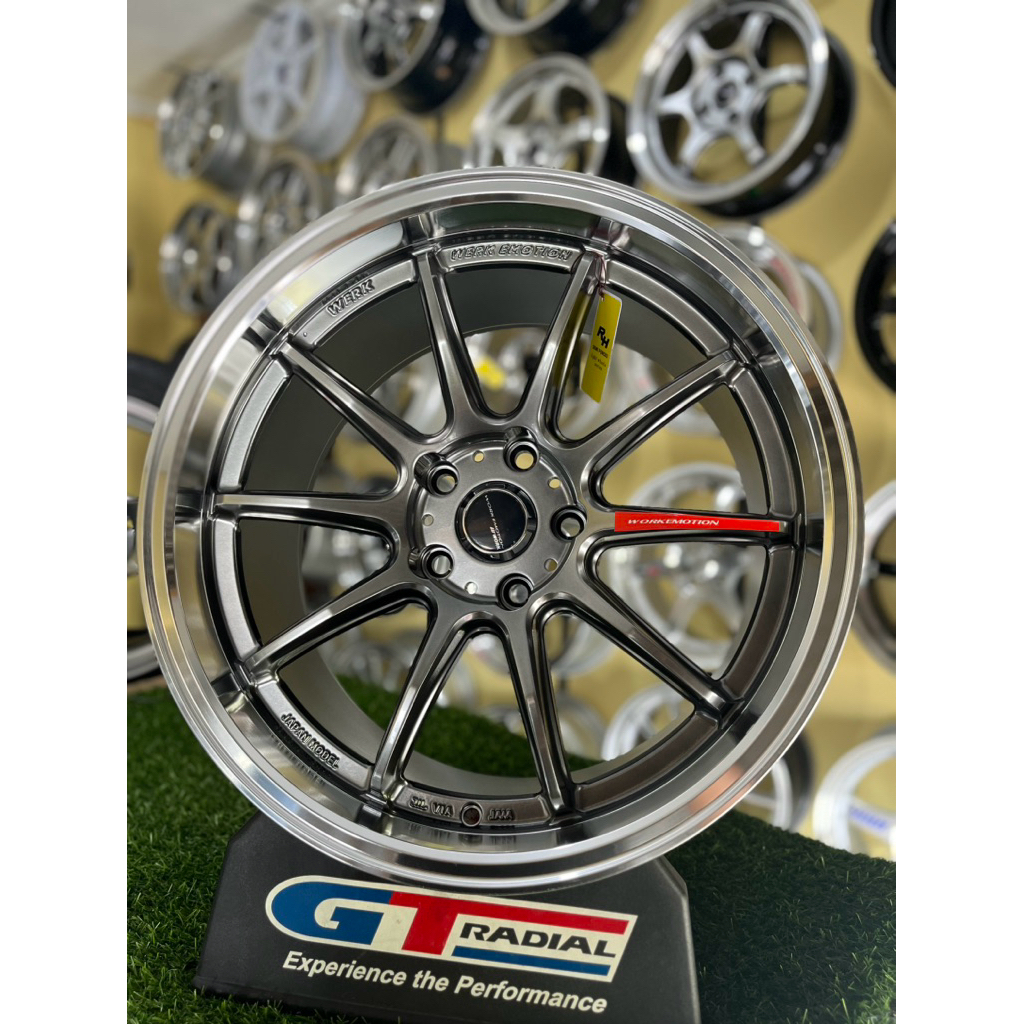 Jual velg work zr10 r18 hyper black lip polish pcd 5x114 lebar 9,5 ...
