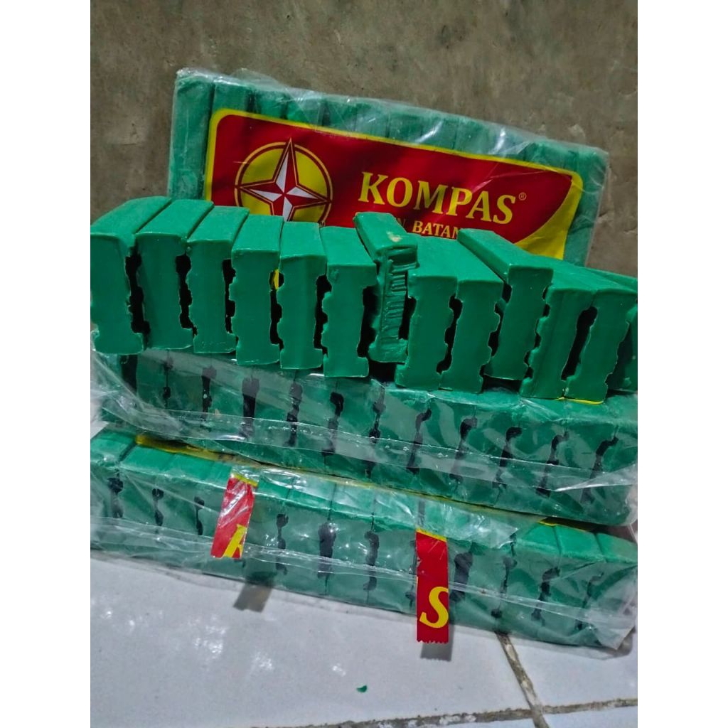Jual sabun kompas batang pembersih noda membandel isi 12 batang ...