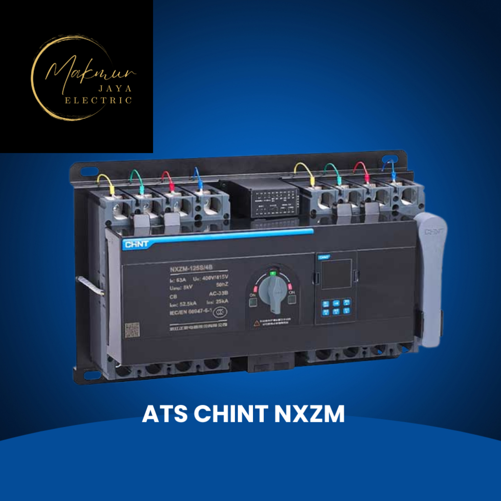 Jual ATS CHINT NXZBM-250S 250A 4P 35kA | Saklar Otomatis Genset 3 Phase ...