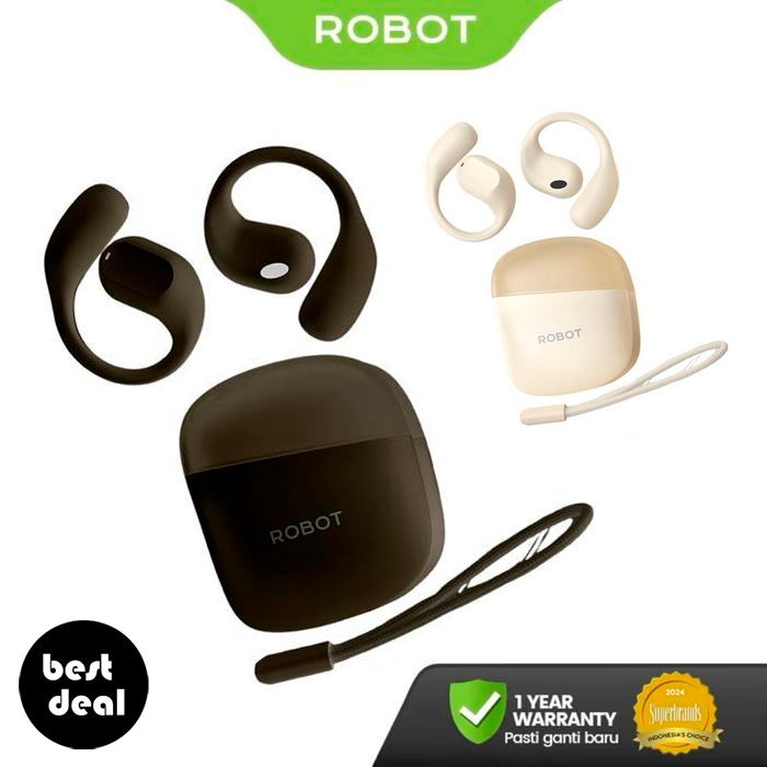 Jual ROBOT Comfo M2 Earphone Bluetooth 6.0 Sport OWS Headset up to 40 ...