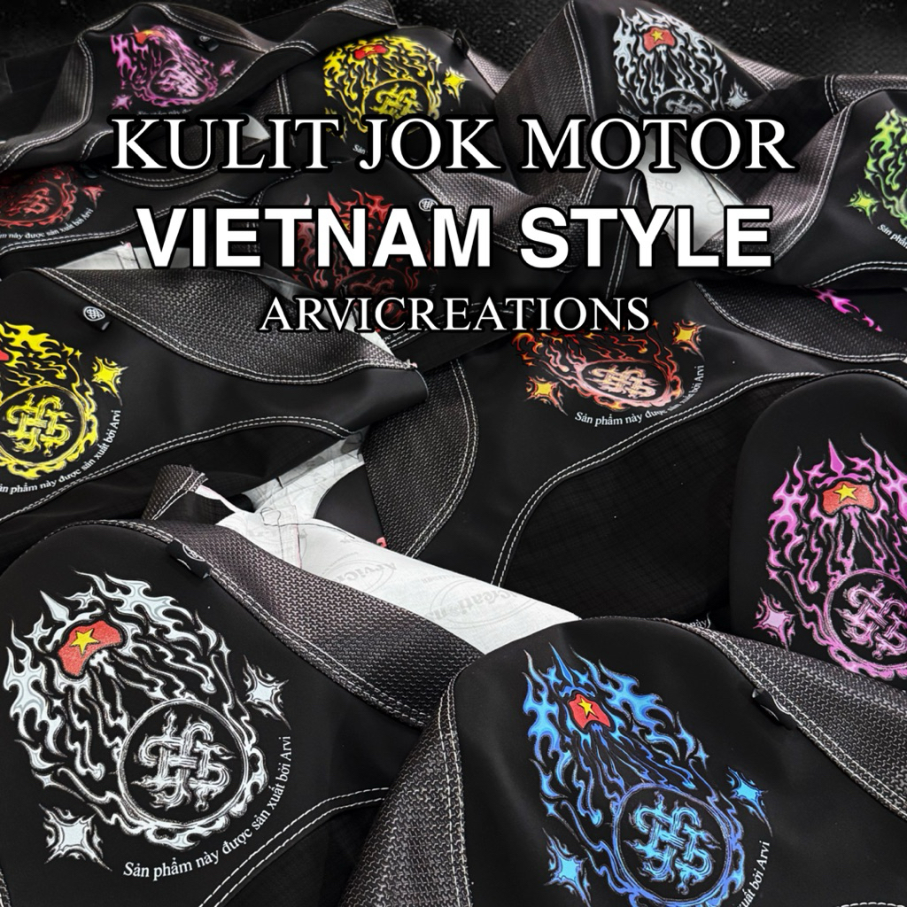 Jual Kulit Jok motor Arvi signature Vietnam style Original | Shopee ...