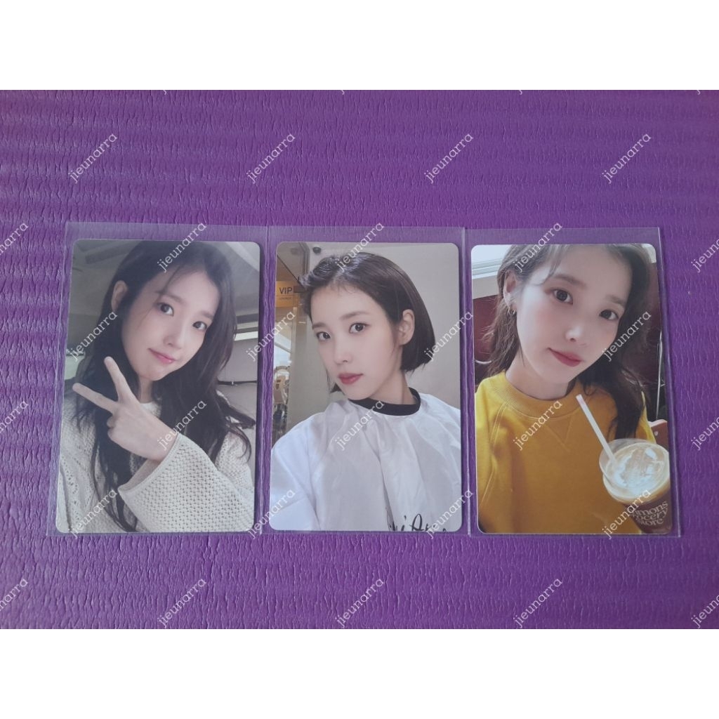 Jual IU Official Photocard - PC DVD HEREH | Shopee Indonesia