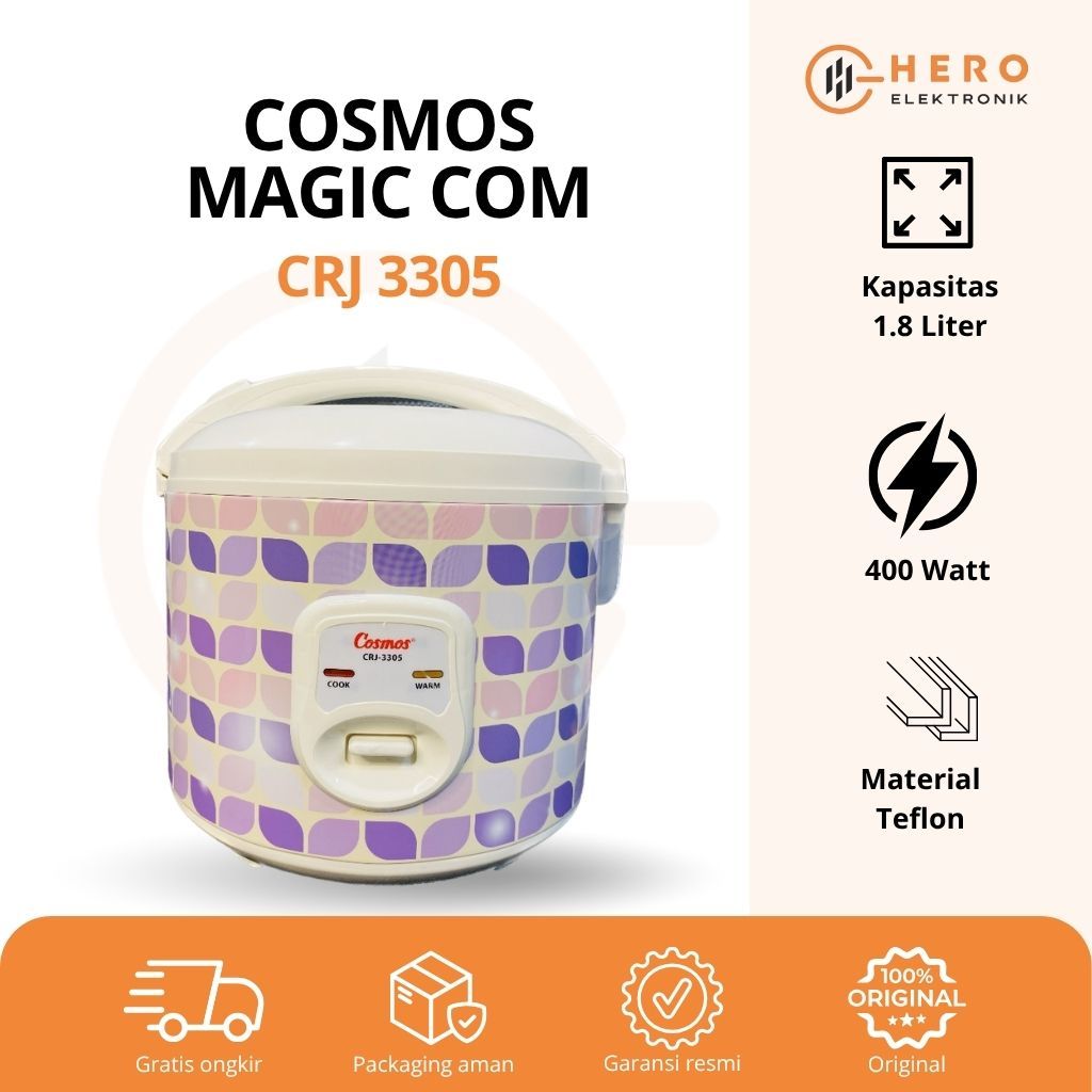 Jual RICE COOKER MAGICOM COSMOS CRJ 3305 Kapasitas 1.8 Liter | Shopee ...