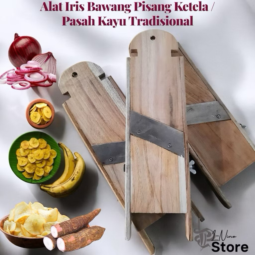 Jual Alat Pengiris Bawang Serbaguna / Pemotong Singkong Pisang Kentang ...