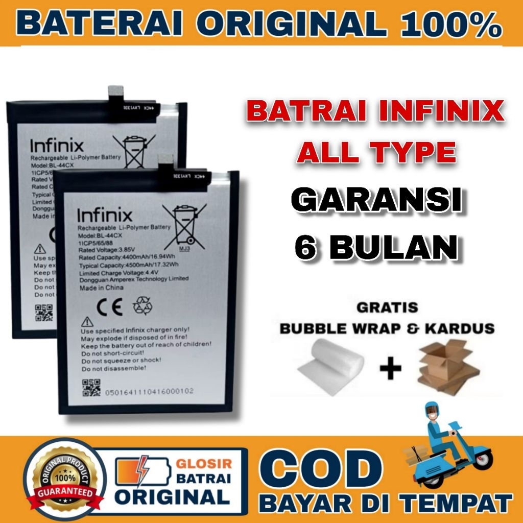 Jual BATRAI BATRE BATTERAI INFINIX HOT 5 6 7 8 9 9PLAY 10 10S 10 PLAY ...