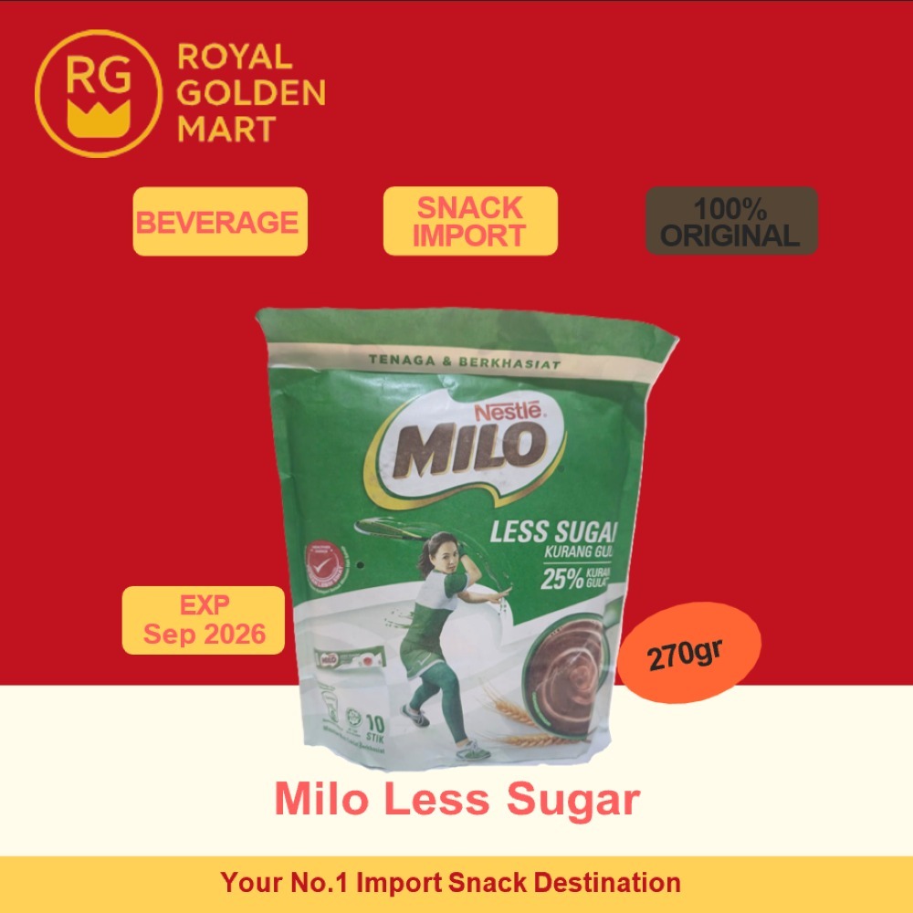 Jual Milo Activ-Go Less Sugar 27g x 10s | Shopee Indonesia