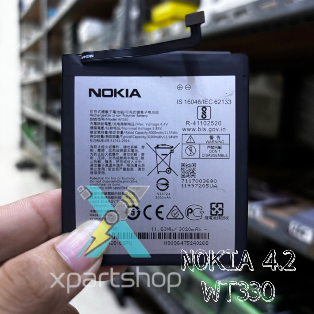 Jual Battery Batre Batrai NOKIA WT330 Original Nokia 4.2 TA-1184, TA ...