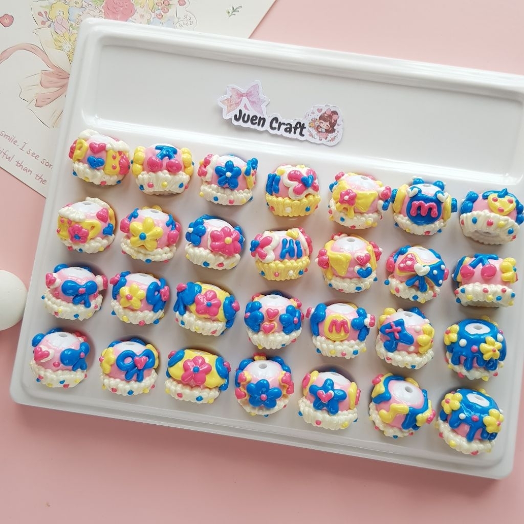 Jual Manik Manik Seri C / C1-C33 ( Manik Lukis / Painting Beads ...