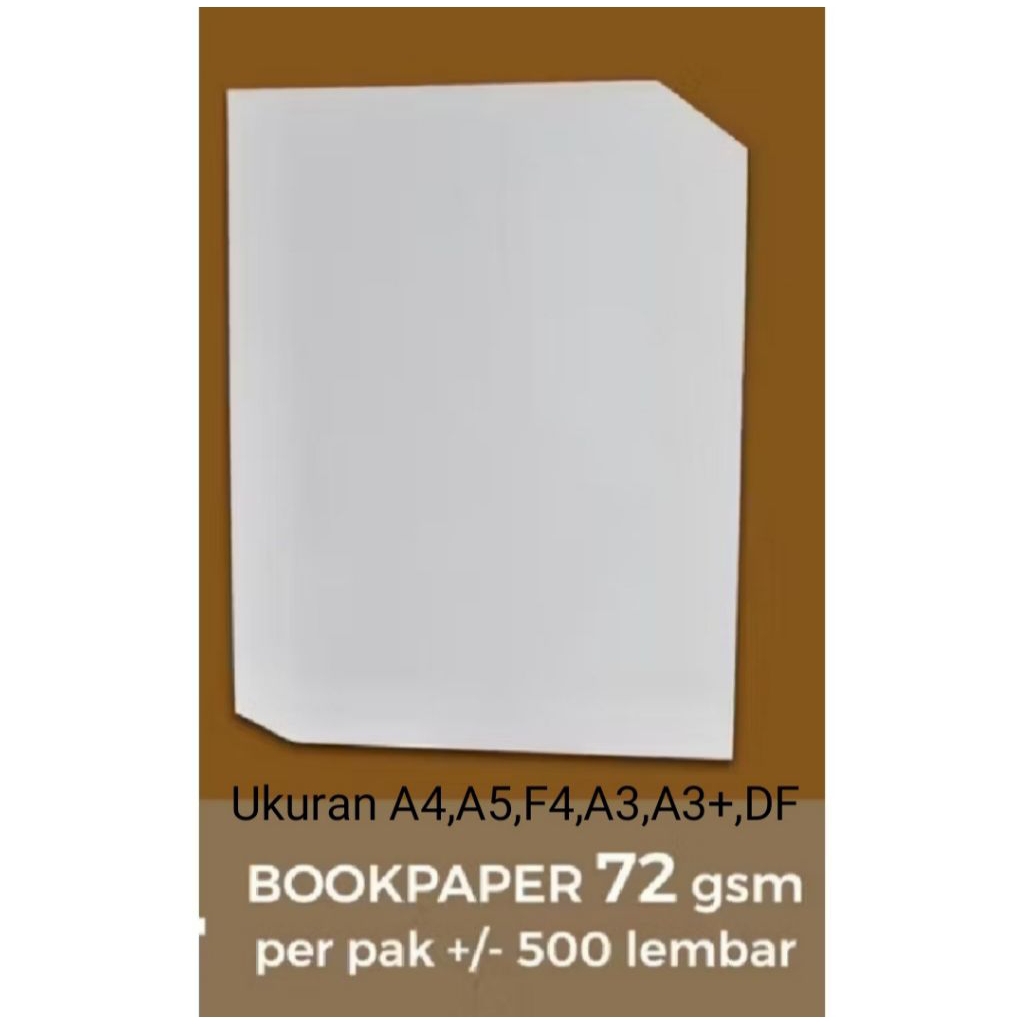 Jual Kertas novel/Bookpaper imperial 72gsm premium A4,F4,A3,A3+,A5 ...
