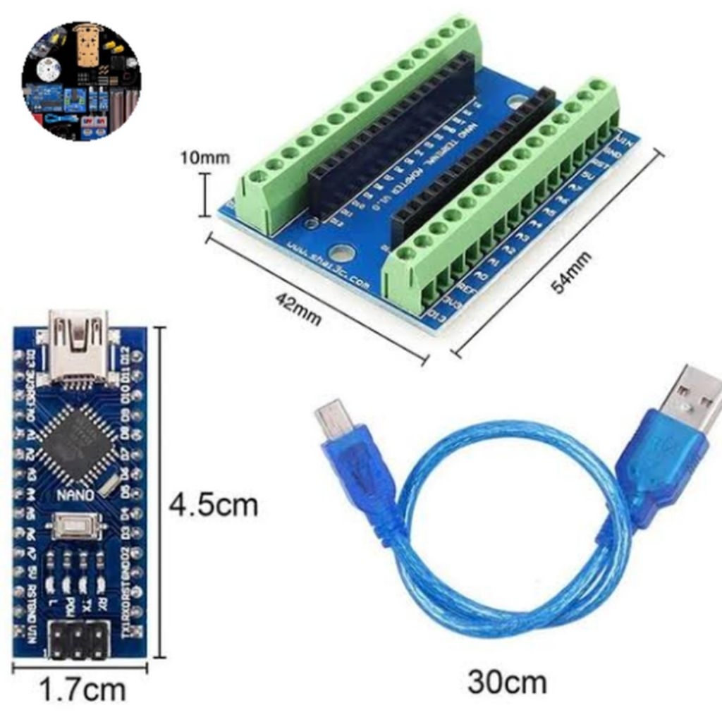 Jual new SET PROTOSCREW + Kabel program USB mini + ARDUINO_Nano ch340 ...
