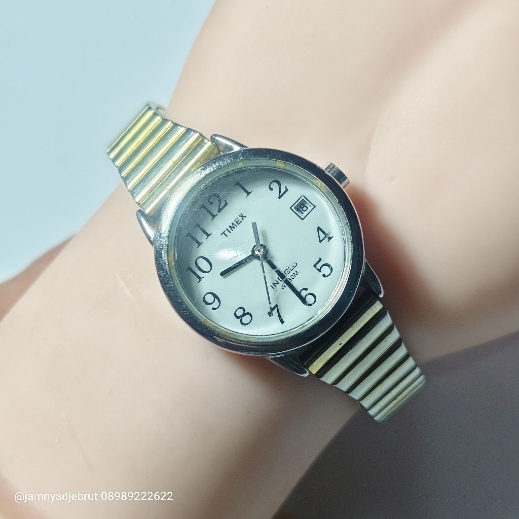 Jual Jam Timex Indiglo 01 Ladies Silver Bekas | Shopee Indonesia