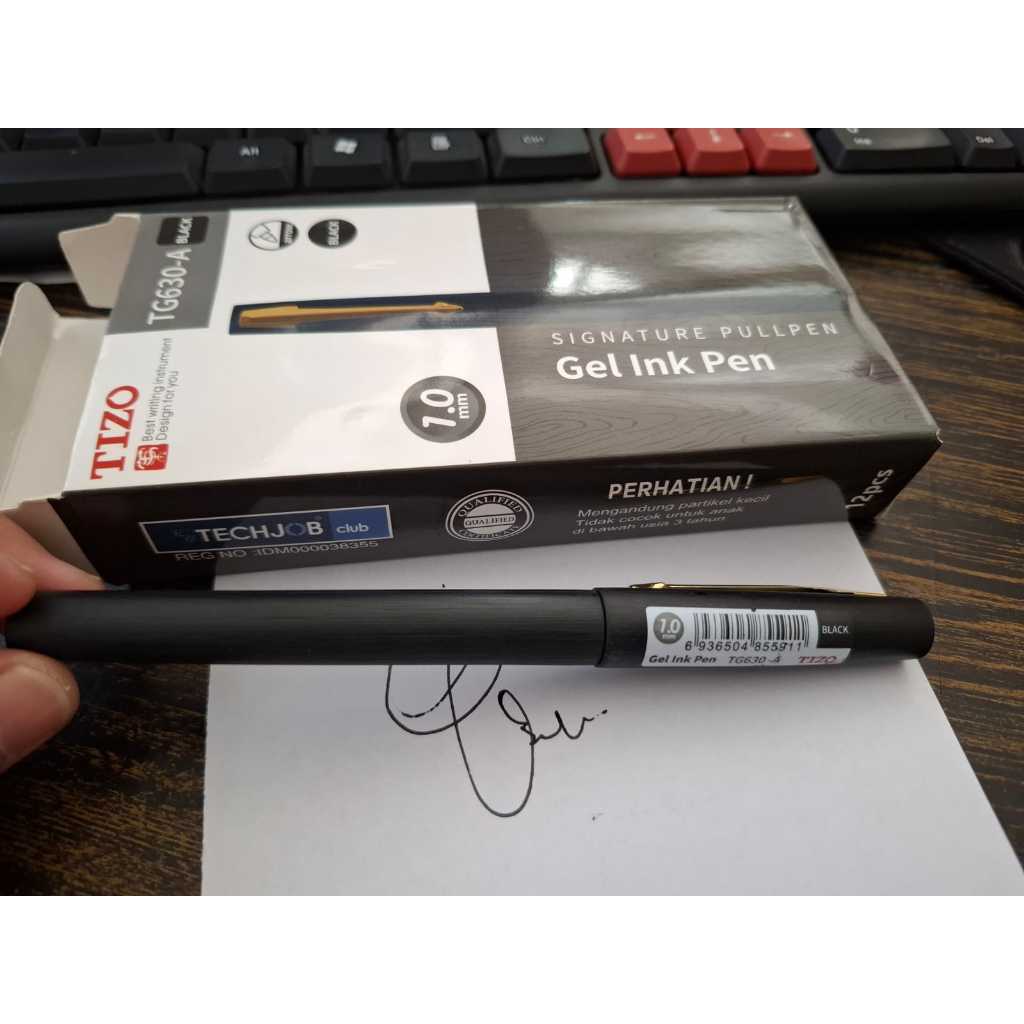 Jual Ballpoint Gel Ink Premium Tanda Tangan, Pulpen Gel Signature ...