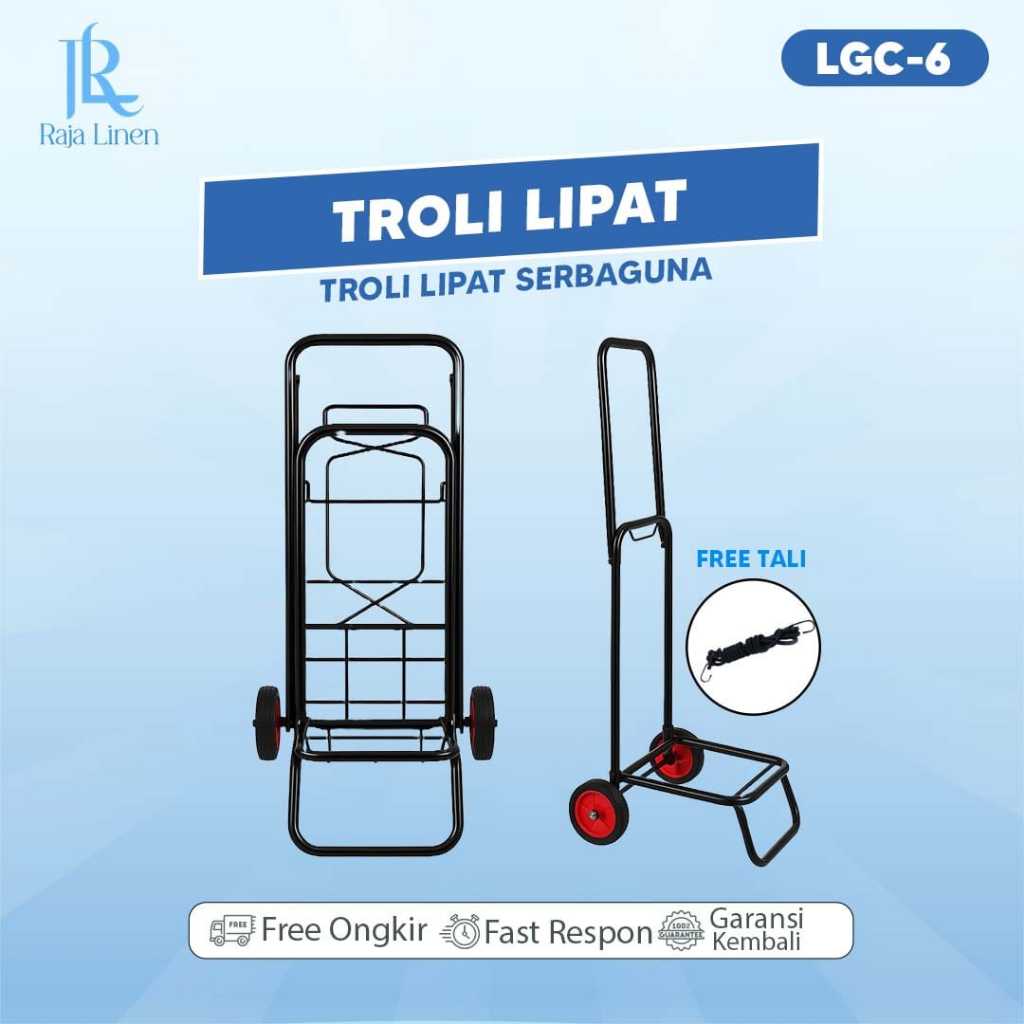 Jual Troli Lipat Serbaguna Troli Barang Troli Besi Portable Mini Kuat ...
