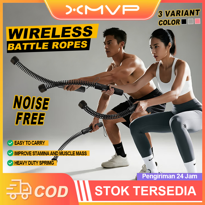 Jual XMVP. Battle Rope Alat Fitness Multifungsi Tanpa Tali Cocok Untuk ...