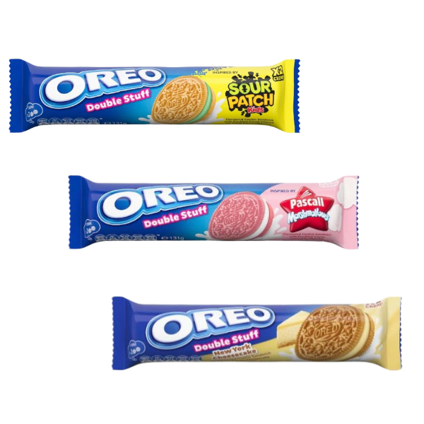 Jual Oreo Biscuits Double Stuff Sour Patch Kids | Pascall Marshmallow ...
