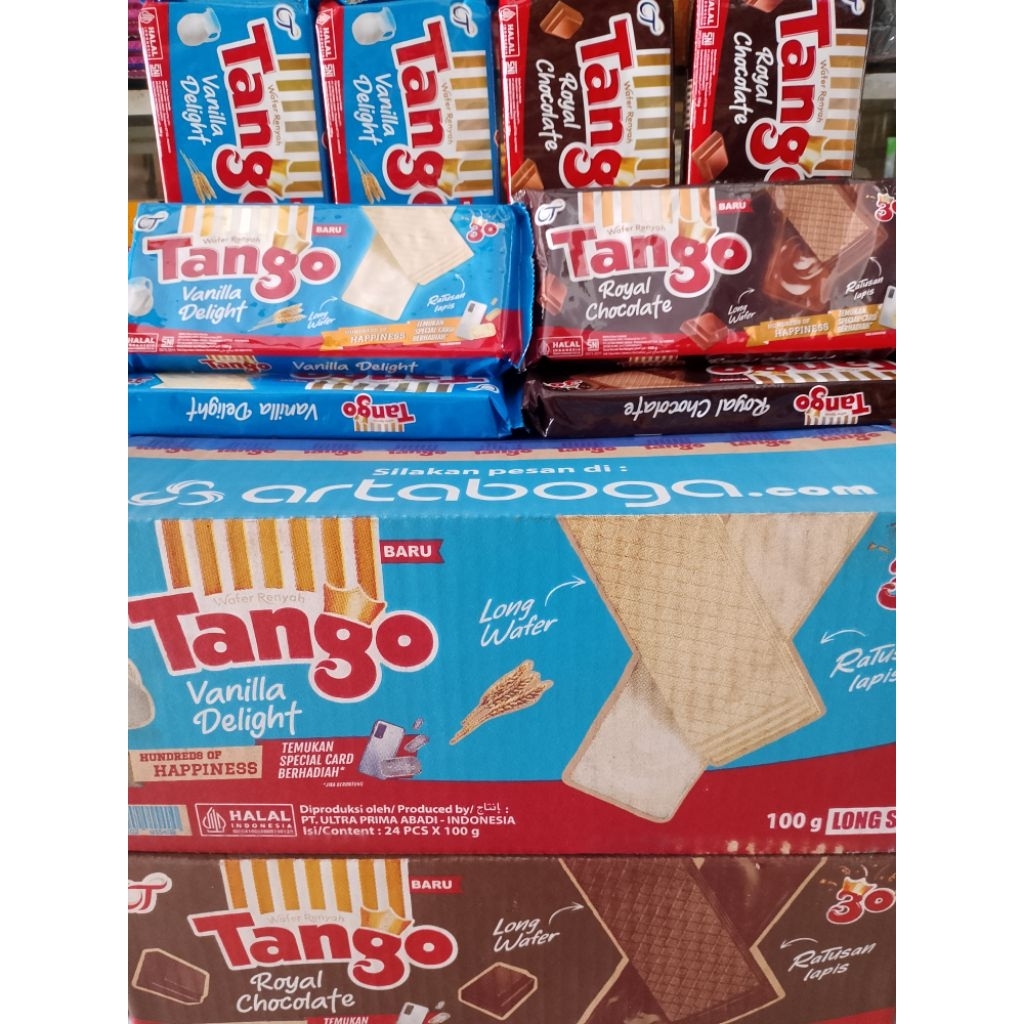 Jual Wafer Tango 110gram (1 DUS) isi 24 pcs | Shopee Indonesia