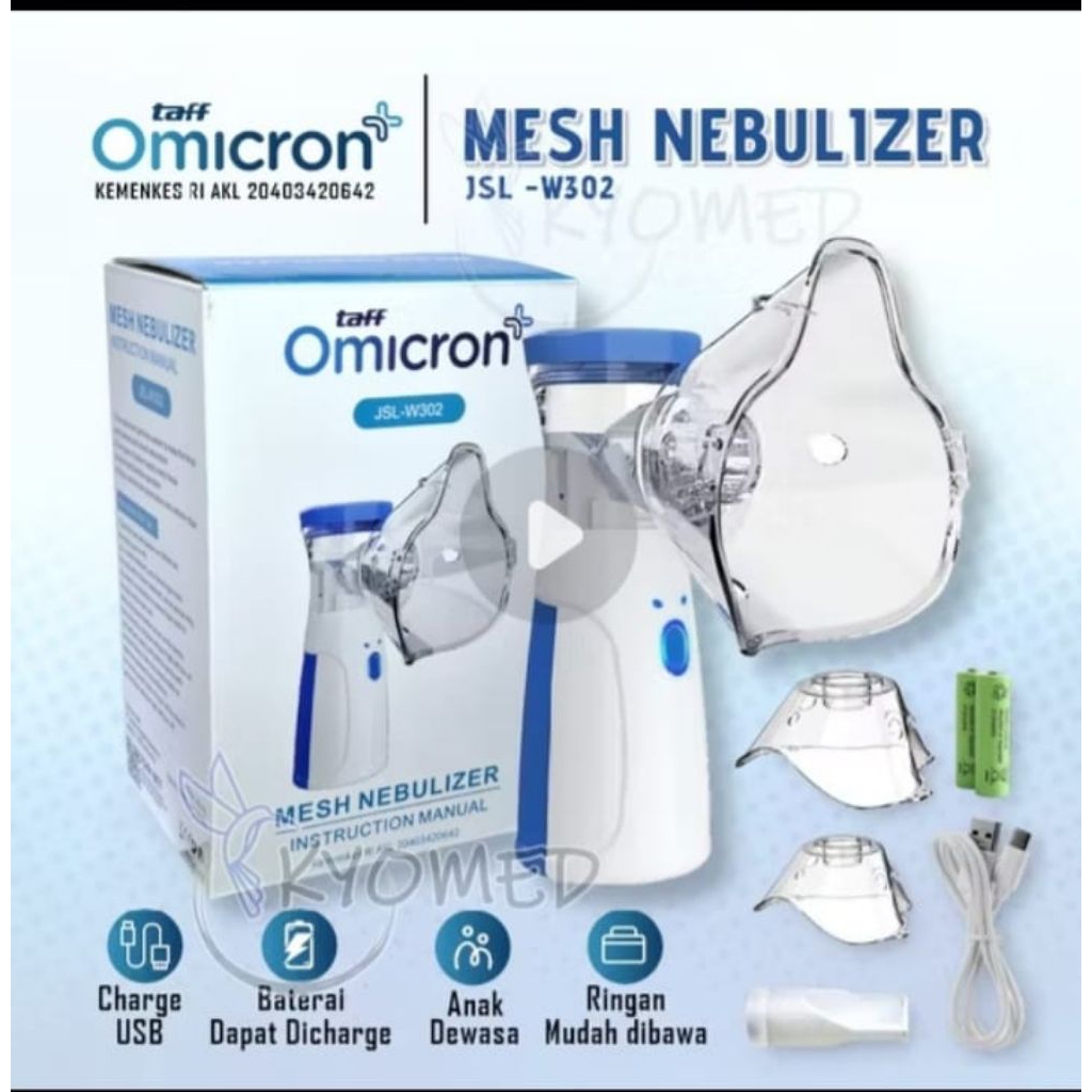Jual Nebulizer Alat Uap Bantu Pernafasan asma/ Nebulizer Portable anak ...