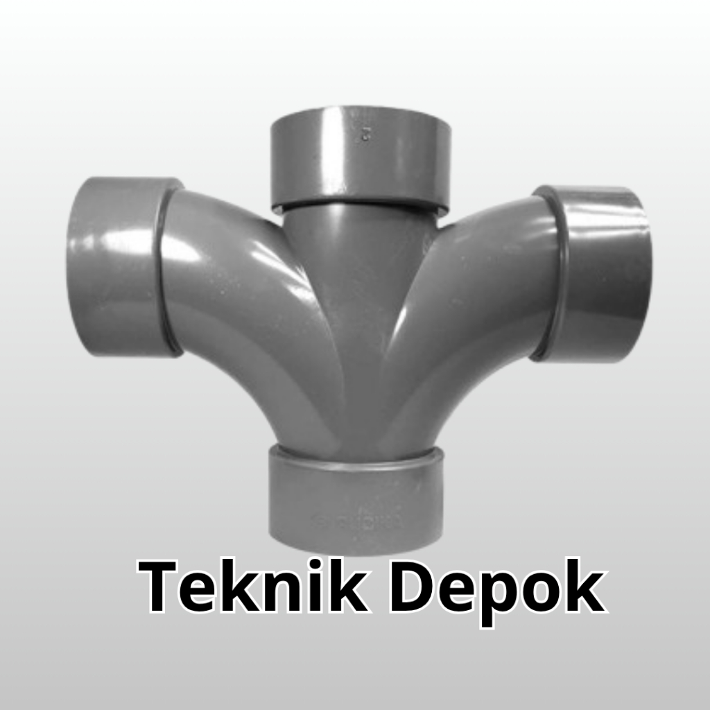 Jual Large Radius Double Tee 4 x 4 inchi D Rucika Tee Way Dobel ...