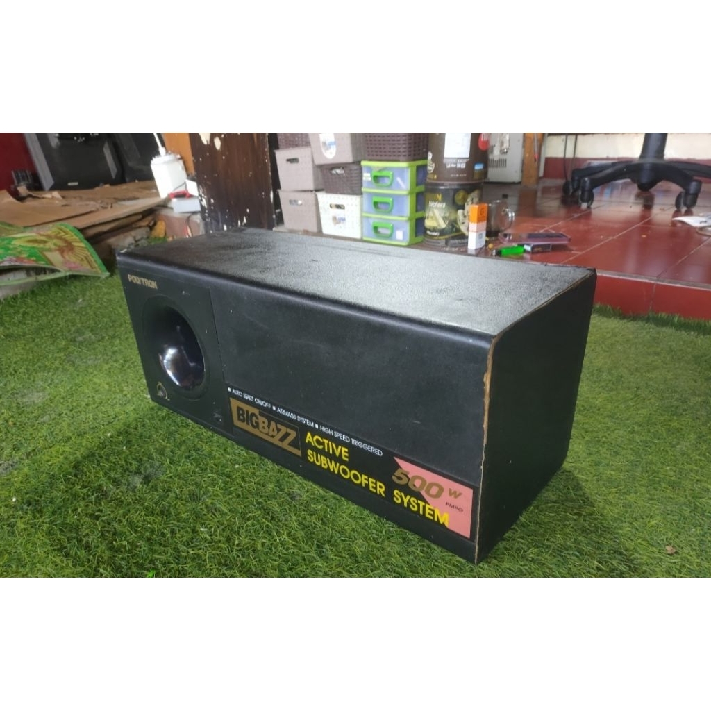 Jual SUBWOFER POLITRON PSW 500 ORYGINAL | Shopee Indonesia