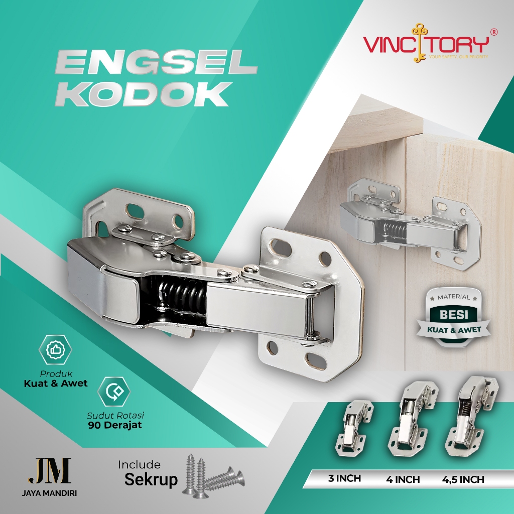 Jual Engsel Kodok Soft Close Stainless – Engsel Lemari Dapur 3/4/5 Inch ...