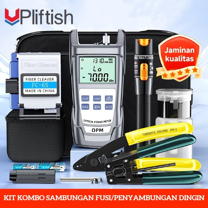 Jual UPliftish Fiber Optik Toolkit FTTH Tool Set Alat Kerja Fiber Optik ...