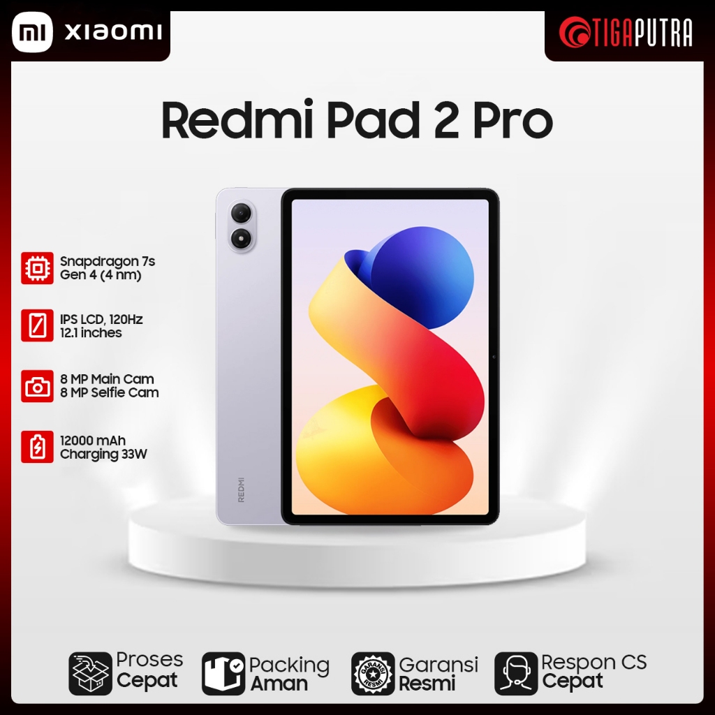 Jual Redmi Pad 2 Pro (RAM 8GB, ROM 256GB, Snapdragon 7s Gen 4 (4 nm ...