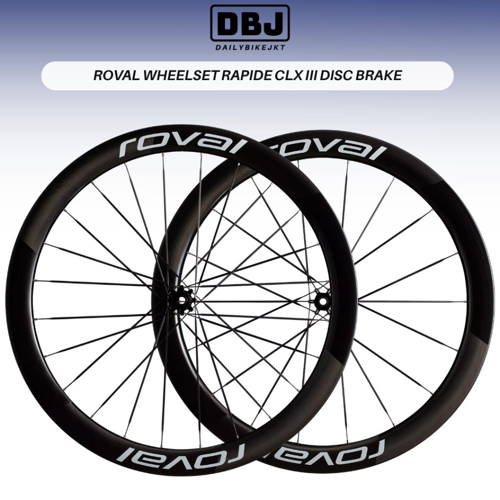 Jual ROVAL WHEELSET RAPIDE CLX III DISC BRAKE - Wheelset 700C | Shopee ...