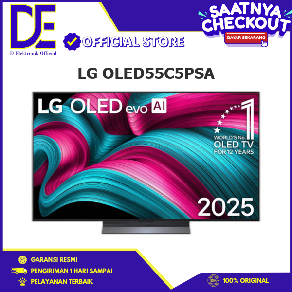 Jual LG OLED55C5PSA SMART TV 55 inch evo AI TV Gaming Mode* C5 144Hz ...