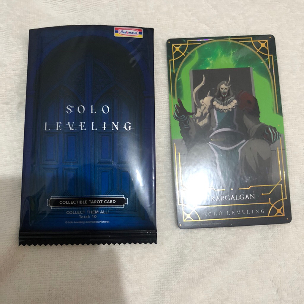 Jual Solo Leveling Indomaret Point Coffe 10pcs Collectible Tarot Card ...