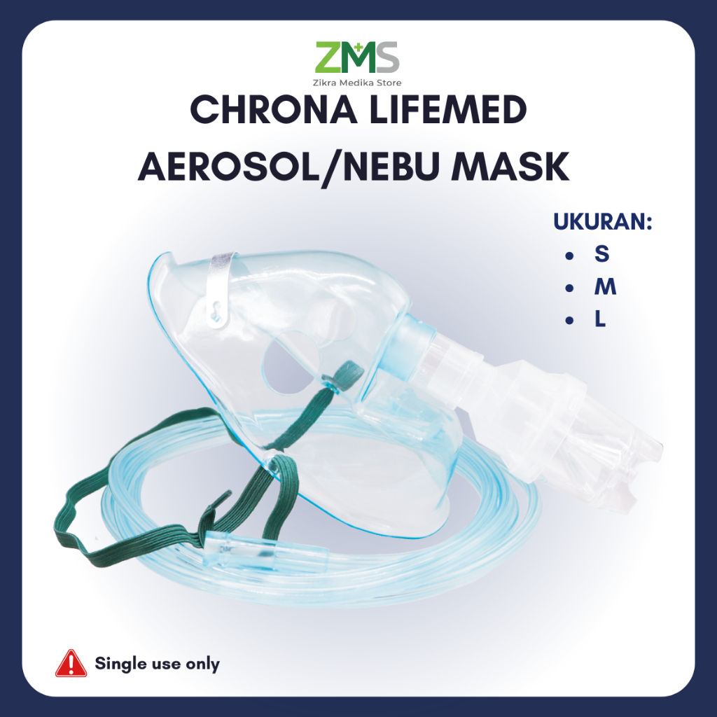 Jual Chronalife Masker Nebulizer Dewasa Anak Bayi Sungkup Nebu Aerosol ...