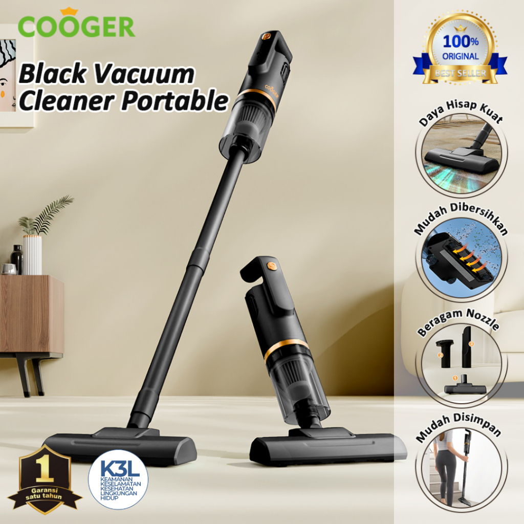 Jual COOGER 5in1 Vacuum Cleaner Cordless Portable Daya Hisap Kuat ...