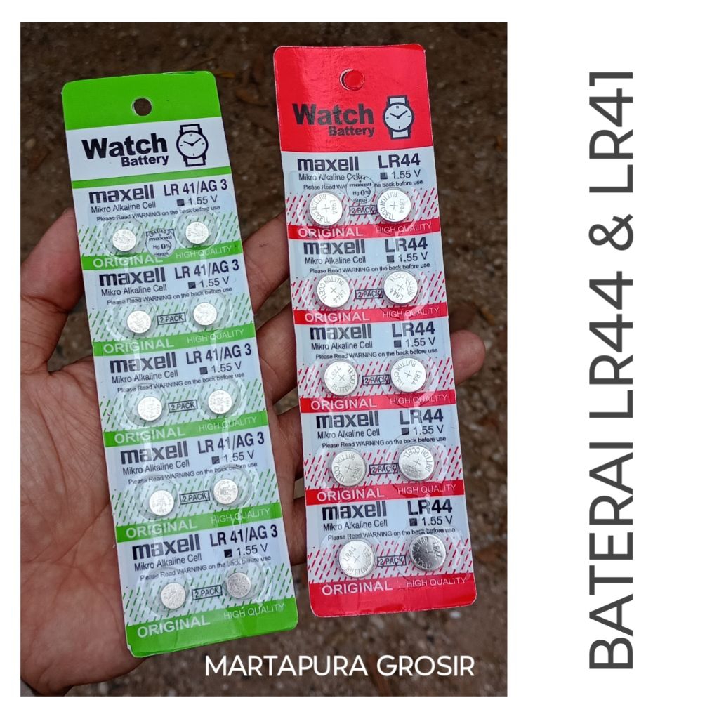 Jual BATERAI LR44 / LR41 ISI 10 PCS | Shopee Indonesia