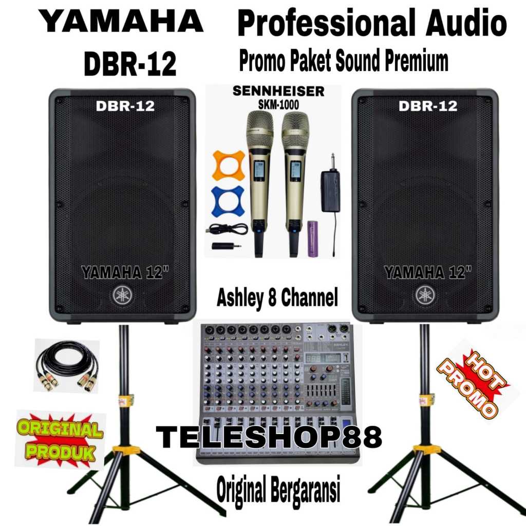 Jual Paket sound system premium speaker aktif 12" YAMAHA DBR12 DBR 12 ...