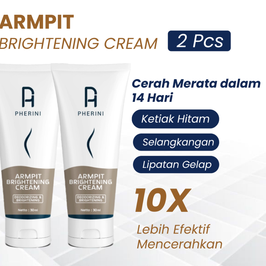 Jual Pherini Armpit Brightening Cream BPOM 2 PCS || Pherini Ketiak ...