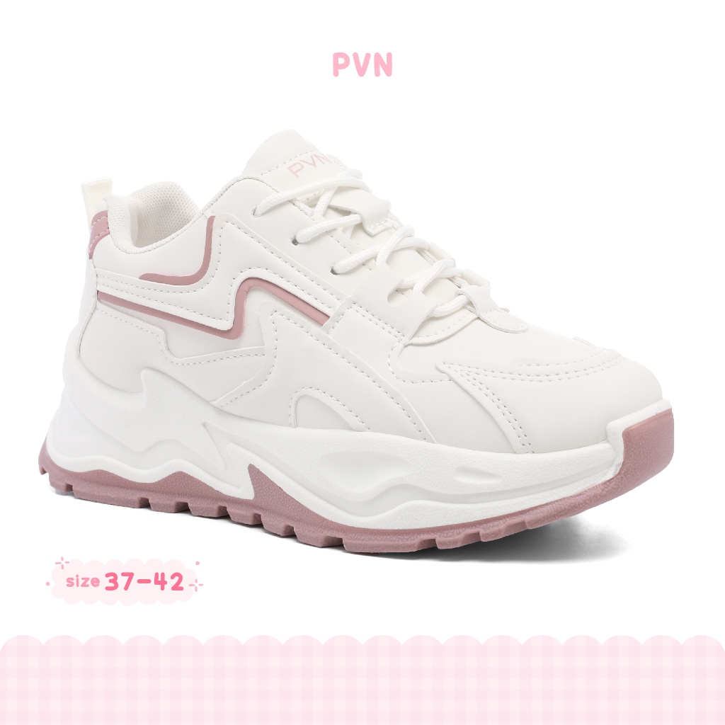 Jual PVN Gongchan Sepatu Sneakers Wanita Sport Shoes Pink Blue Grey 313 ...
