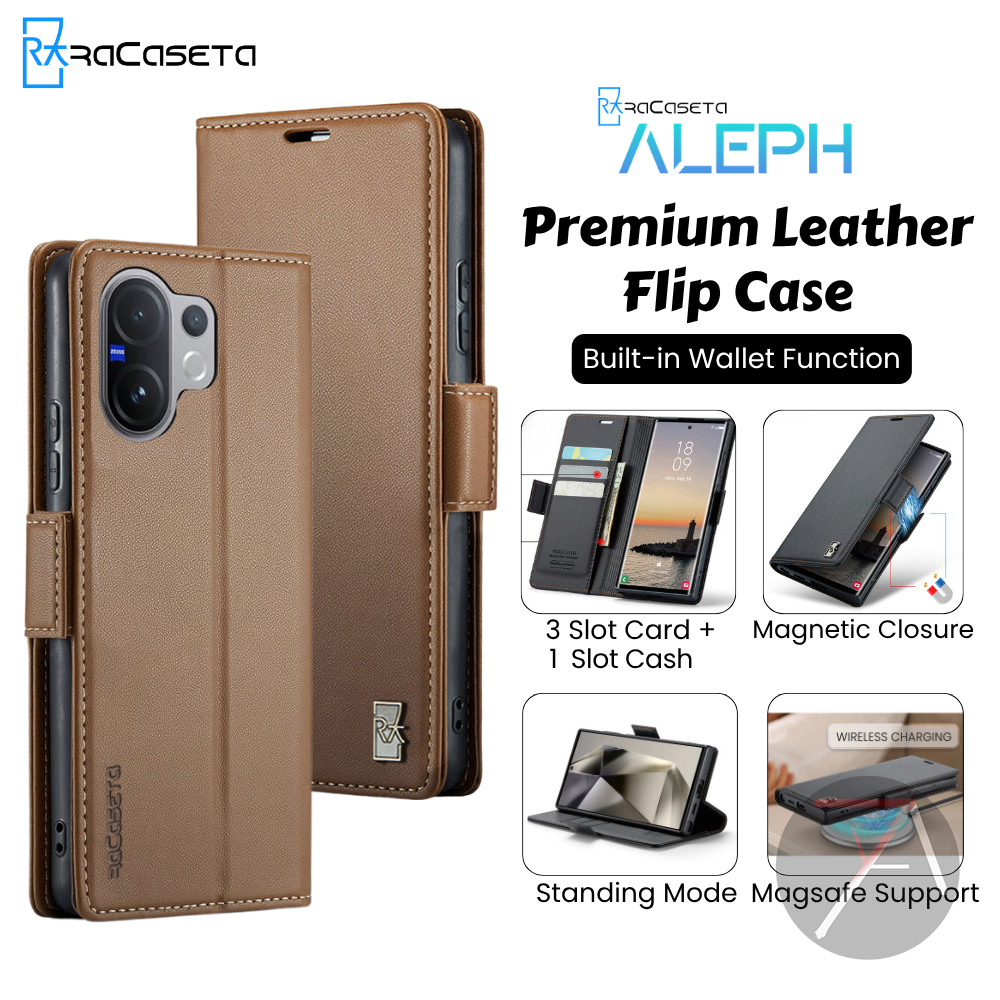Jual raCaseta ALEPH Flip Case untuk Vivo V60 V50 V50Lite V40 V40Lite ...